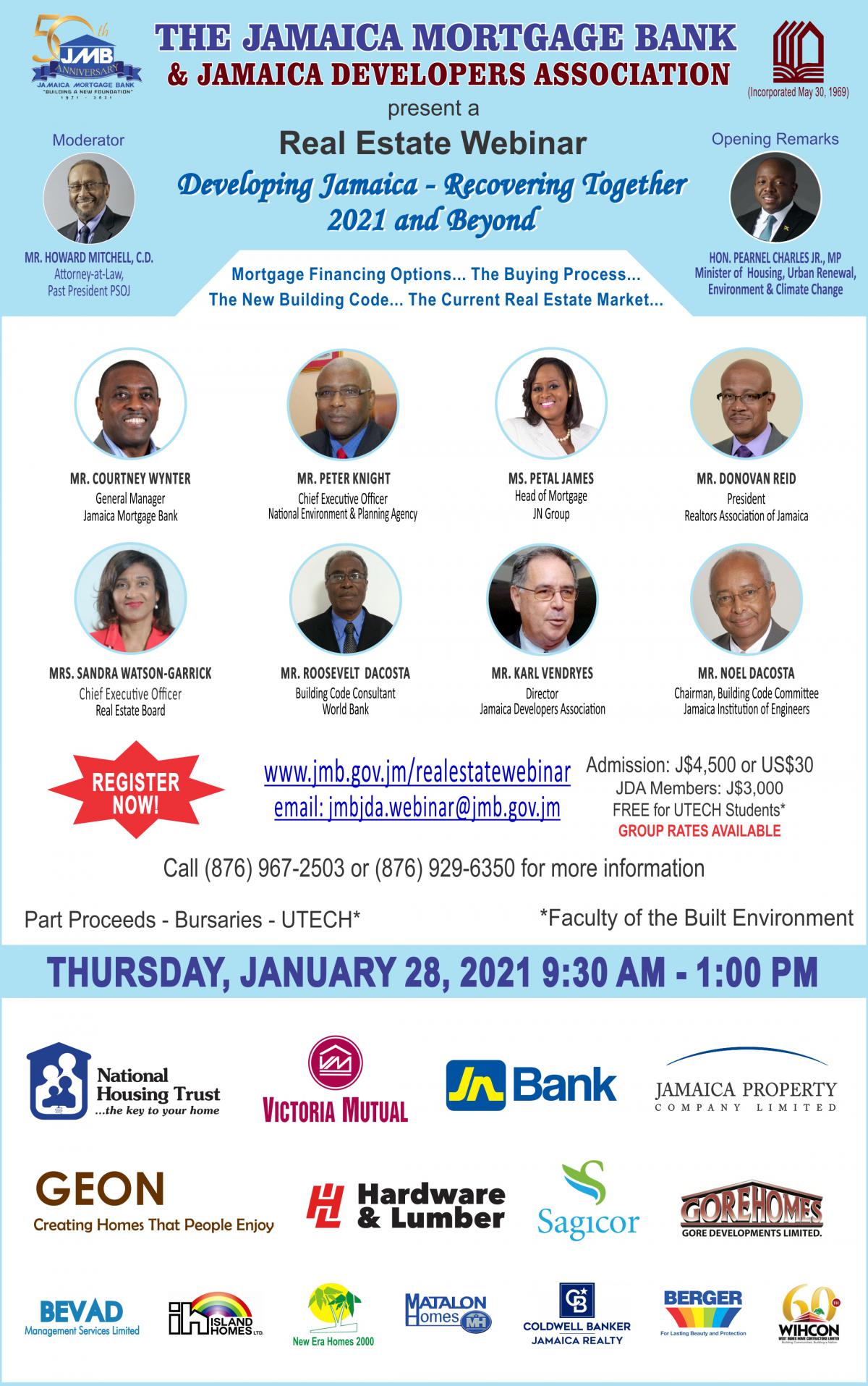 Real Estate Webinar – Jamaica Mortgage Bank